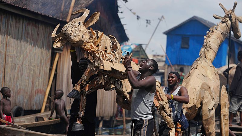 ‘The Herds’ puppets highlight climate change in Lagos
