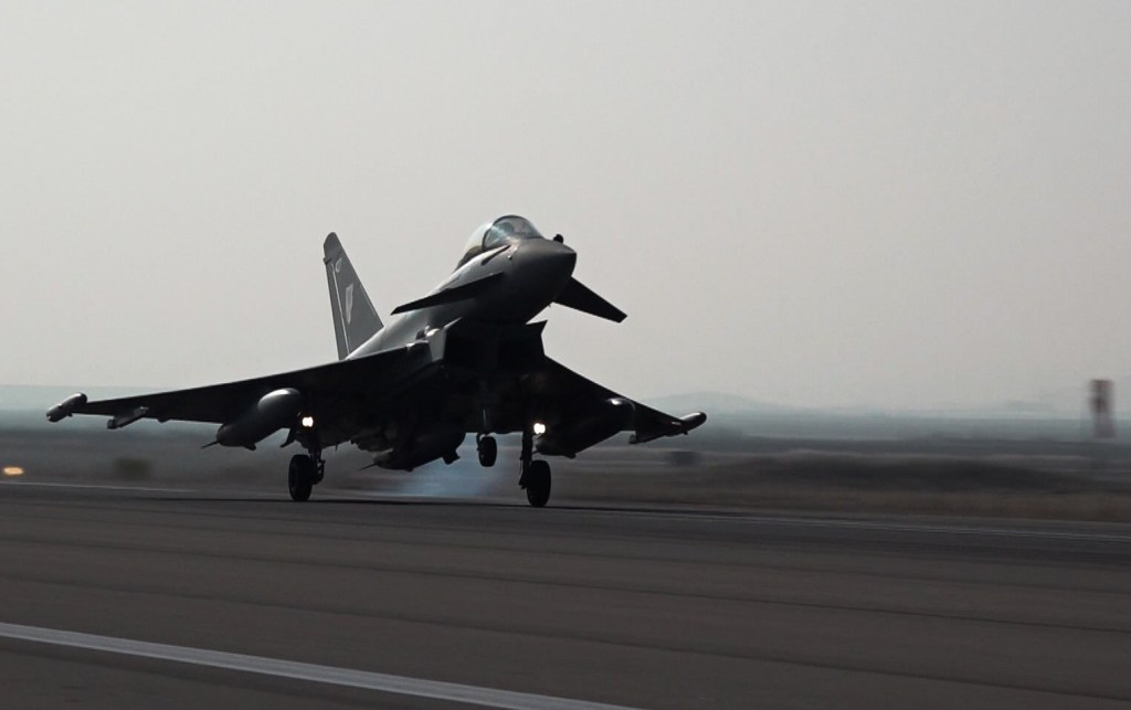 RAF fighter jets scramble to defend NATO airspace against Russian aircraft