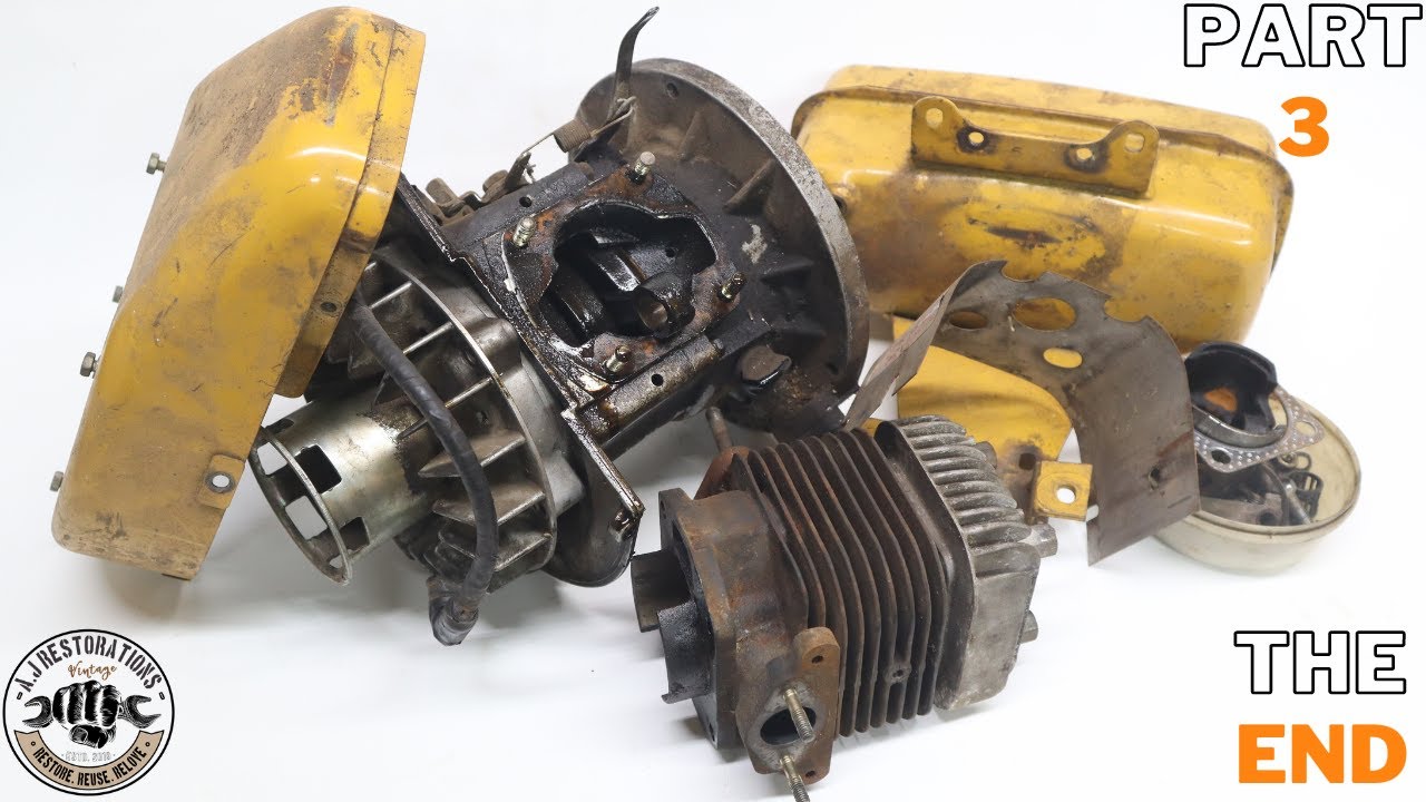 Junk Robin ec17 Two Stroke Engine Restoration Part 3 Assembly and Test