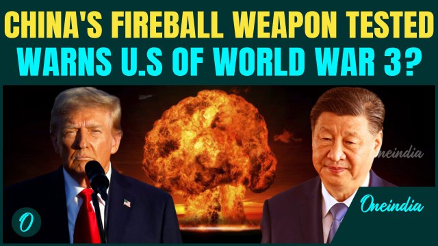 China Ready For WW3? Tests Non-Nuclear Hydrogen Bomb | 1,000°C Fireball ...
