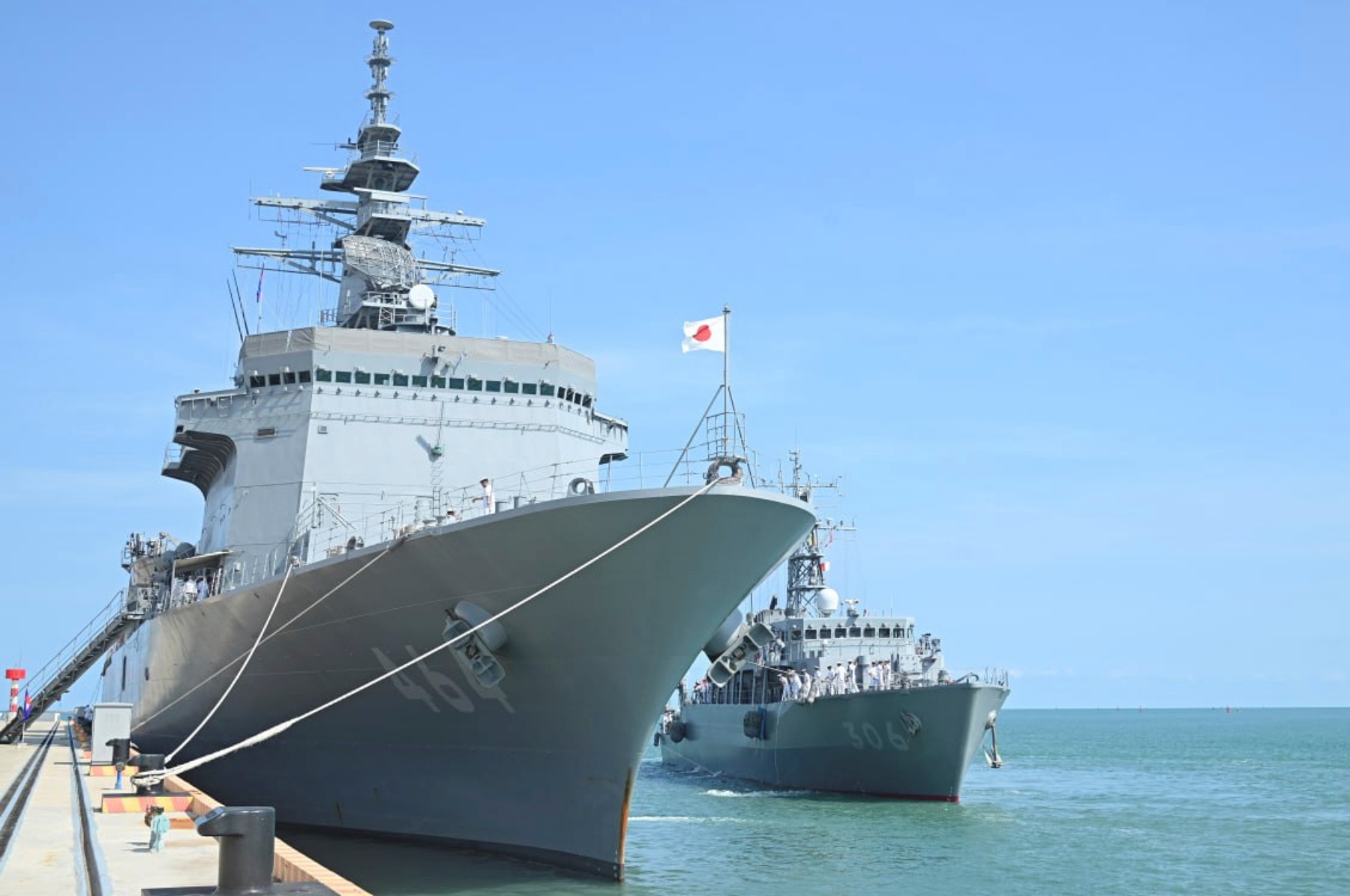 US Ally Sends Ships to New China-Funded Naval Base