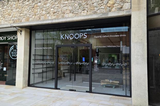 New hot chocolate café and shop coming to Colchester installs signage ...