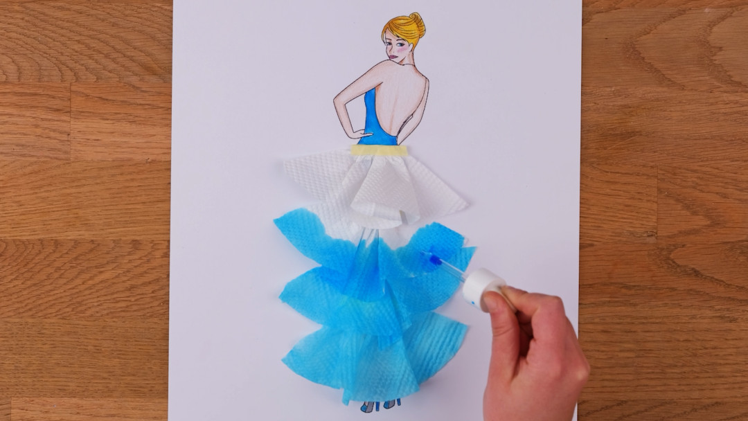 Transform Drawings Into Tissue Dresses
