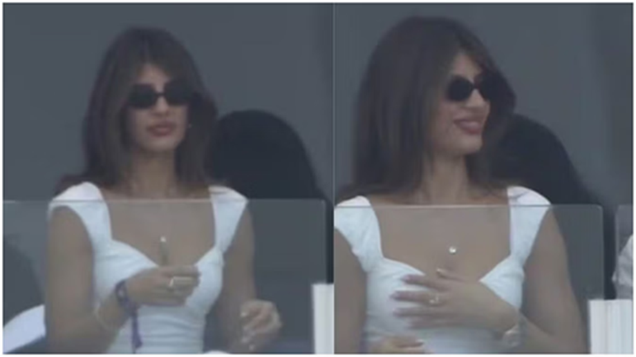 Jasmin Walia: Jasmin Walia reached Wankhede to support Hardik, rejoiced on Mumbai's victory..