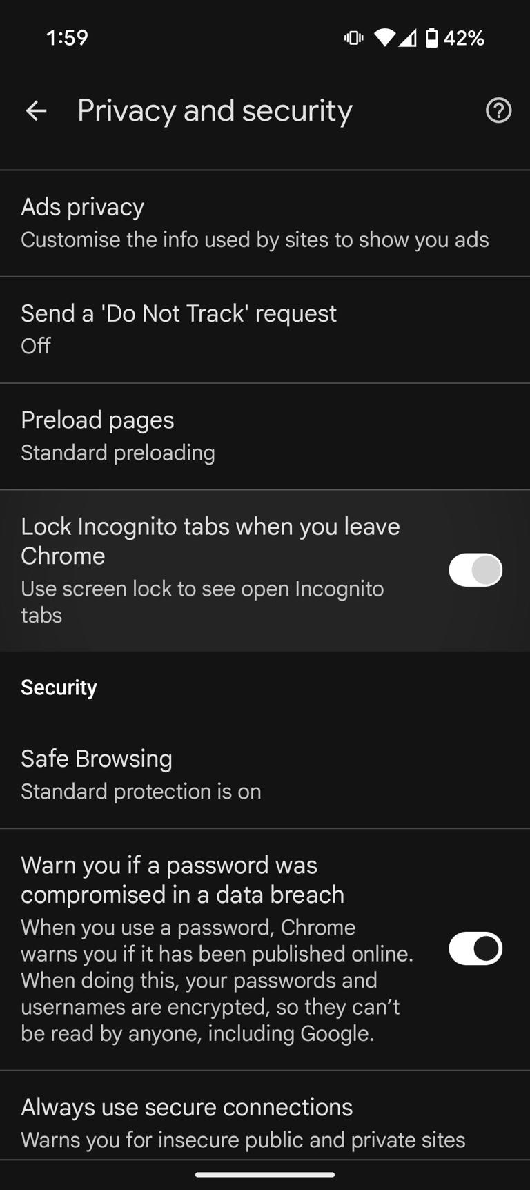 5 Chrome for Android settings I always change ASAP