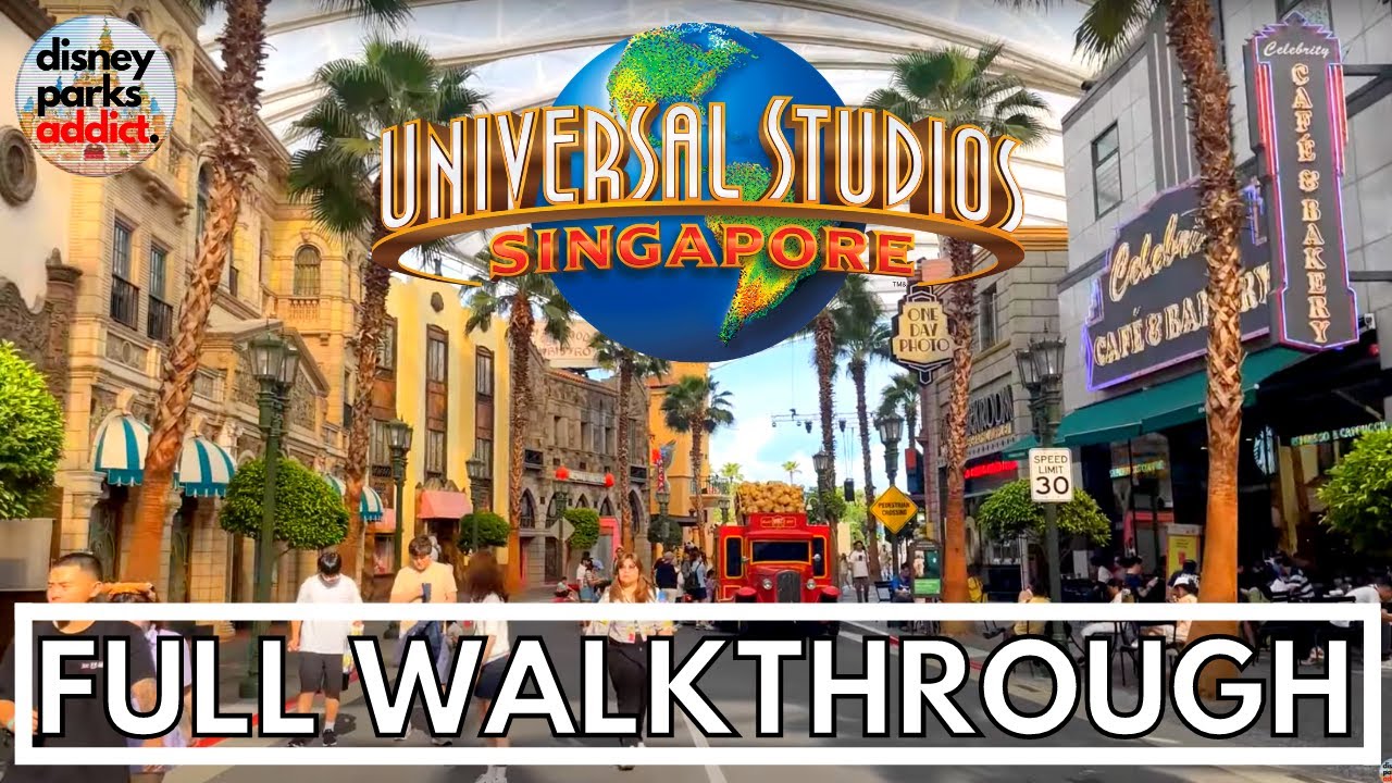 Universal Studios Singapore WALKTHROUGH - Summer