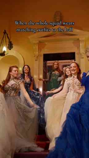 Squad Goals Activated: Matching Fantasy Ball Fits 👗