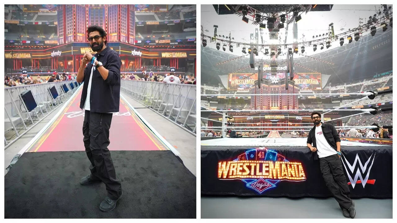 WWE fandom soars: Rana Daggubati becomes the first Indian superstar to ...