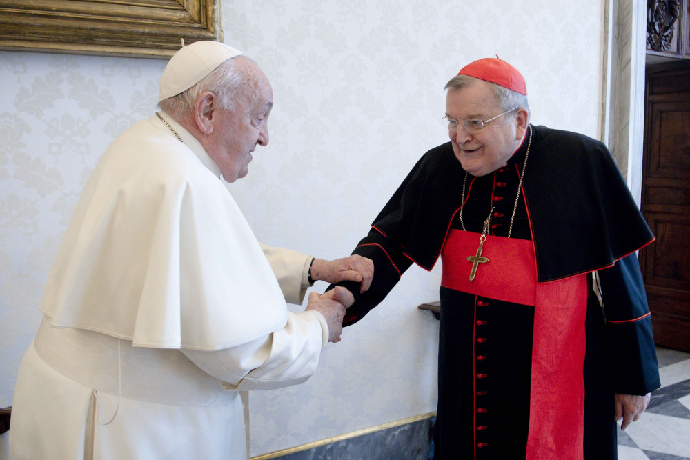 Trump endorses cardinal burke as potential successor to Pope Francis