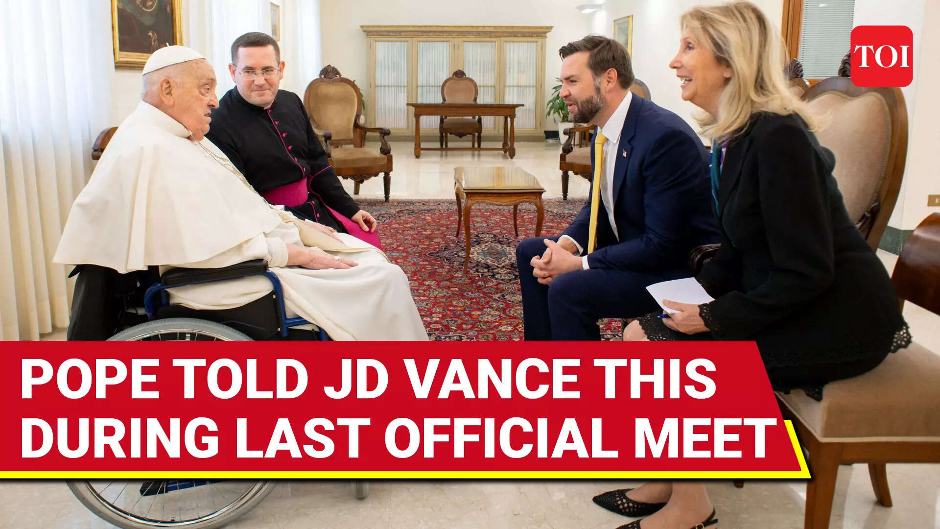 JD Vance Was the Last Global Leader To Meet Pope Francis Before His ...