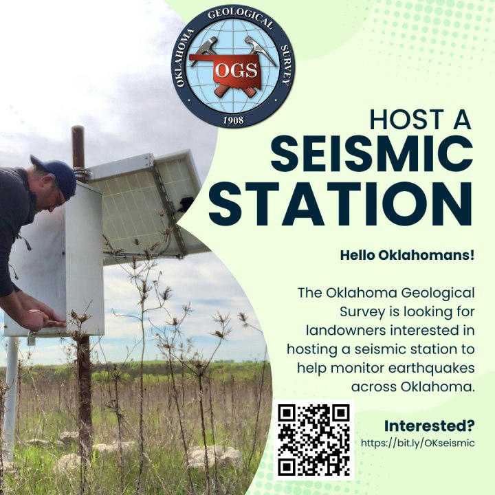 Oklahoma Geological Survey needs help expanding their network