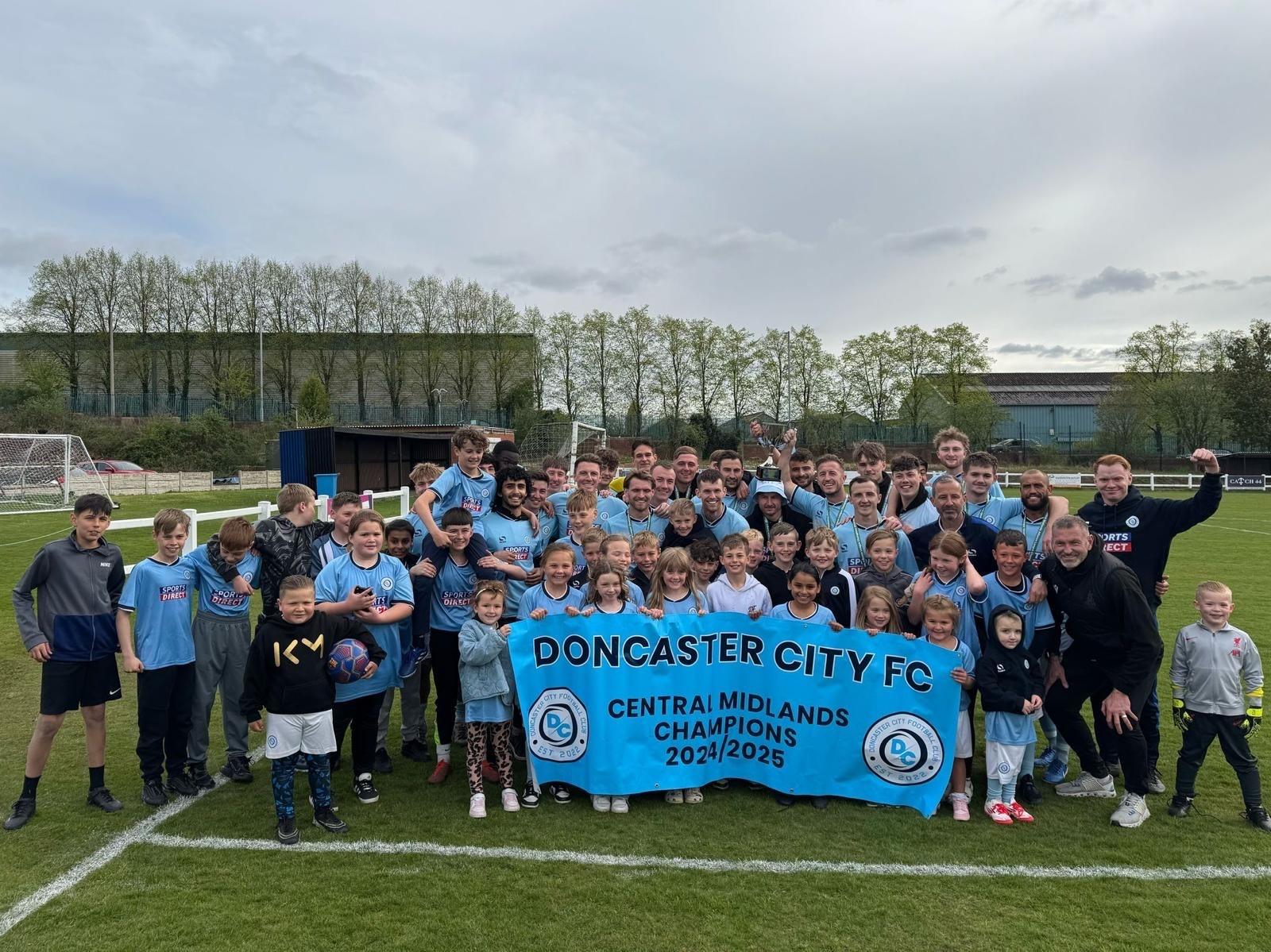 Party time for Doncaster City after they win again to clinch promotion