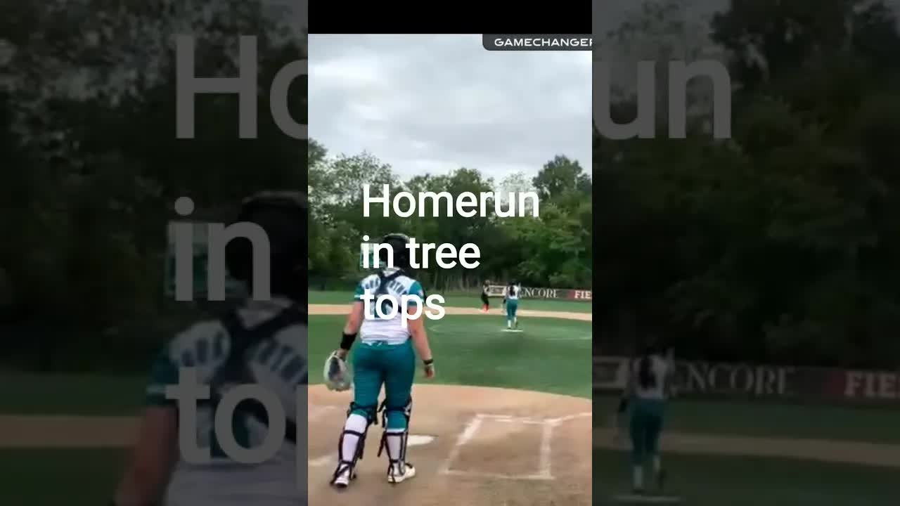 Amazing Softball Home Runs & Crazy Short Stop
