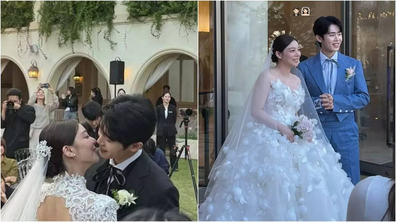 Singer Ailee gets married to longtime boyfriend Choi Si Hun in a star ...