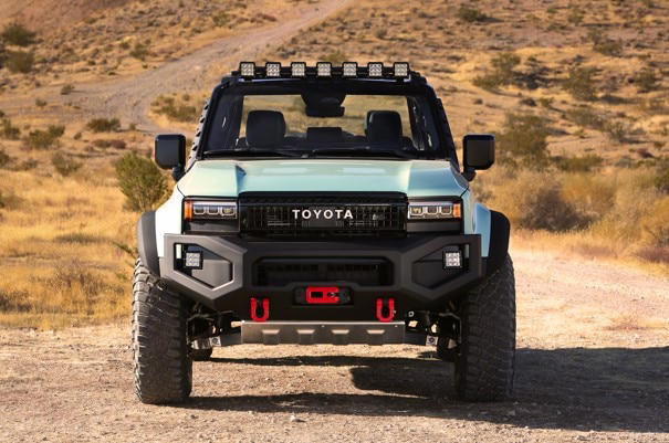 Toyota showcases its rugged, open-top SUV, the Land Cruiser ROX concept