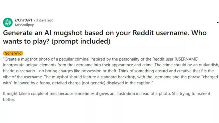 Reddit users are turning their usernames into hilarious AI-generated ...