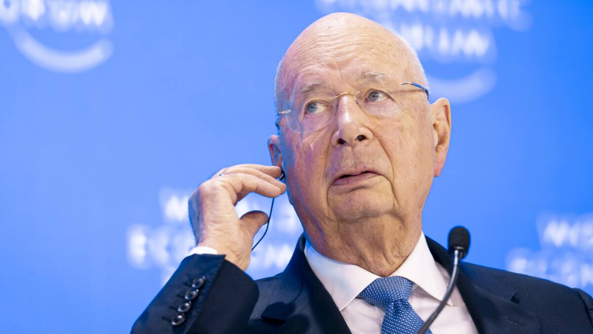 Il avait fondé l'événement en 1971: Le président du WEF, Klaus Schwab ...