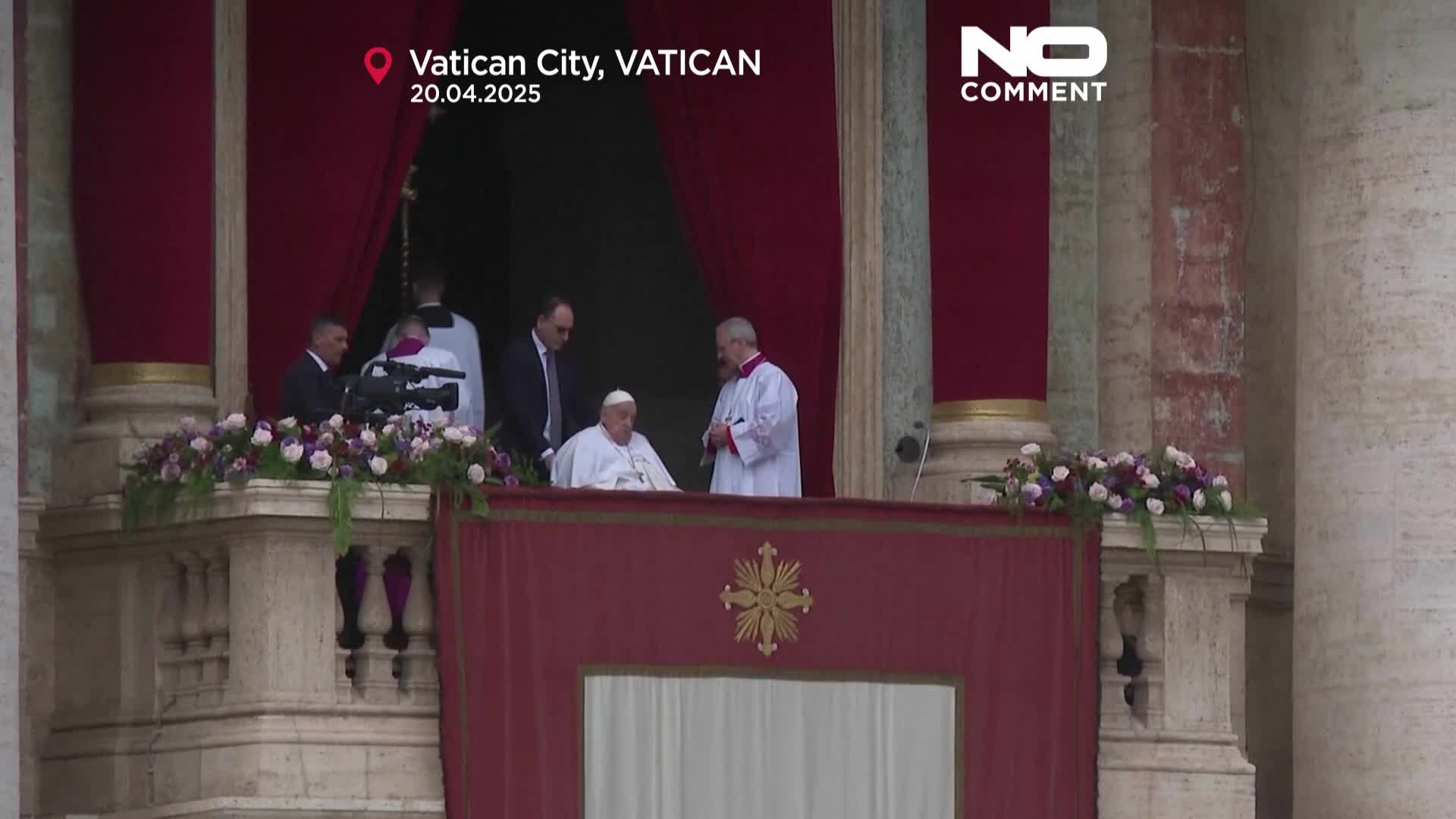 One last blessing: Watch Pope Francis’ final Vatican appearance