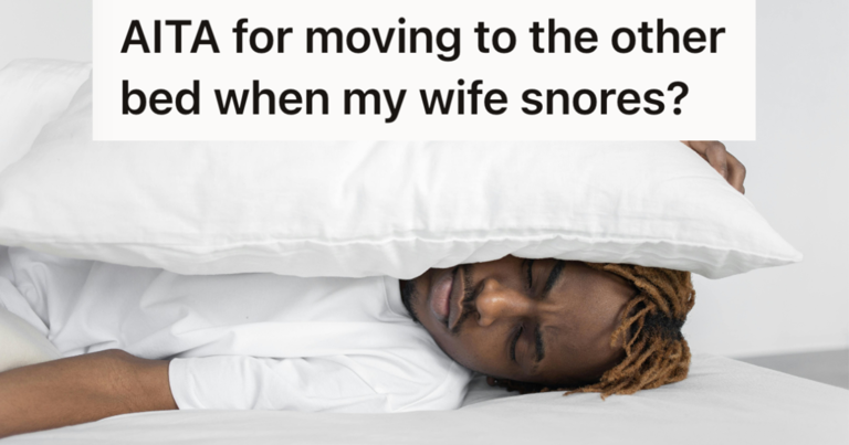 His Wife’s Snoring Kept Him Awake At Night, But When He Suggested ...