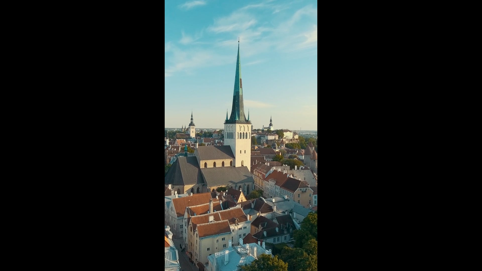 Jewel of the Baltics: Estonia's Tallin Unveiled by Drone.