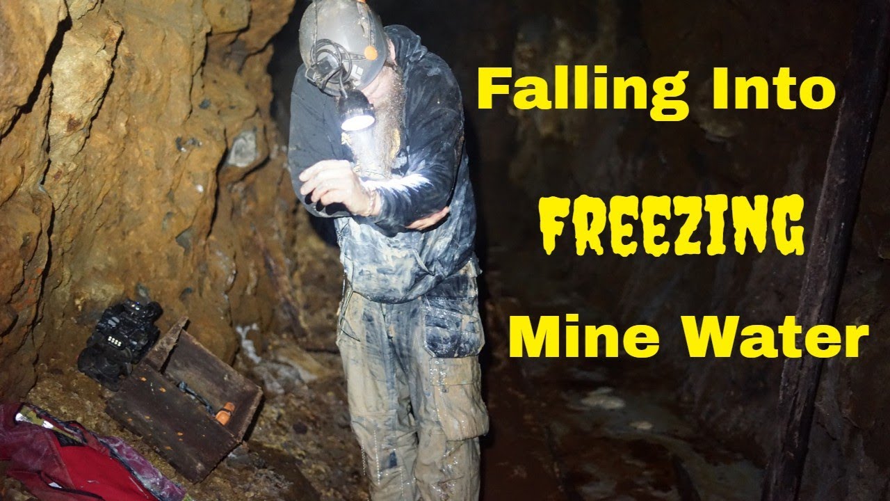Falling in a winze into freezing water, chapter 3 Monster Mega Mine.
