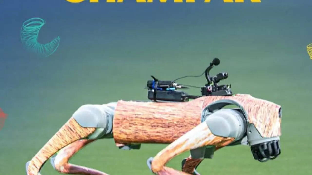 IPL 2025 robotic dog named ‘Champak’ sparks buzz among Taarak Mehta Ka ...