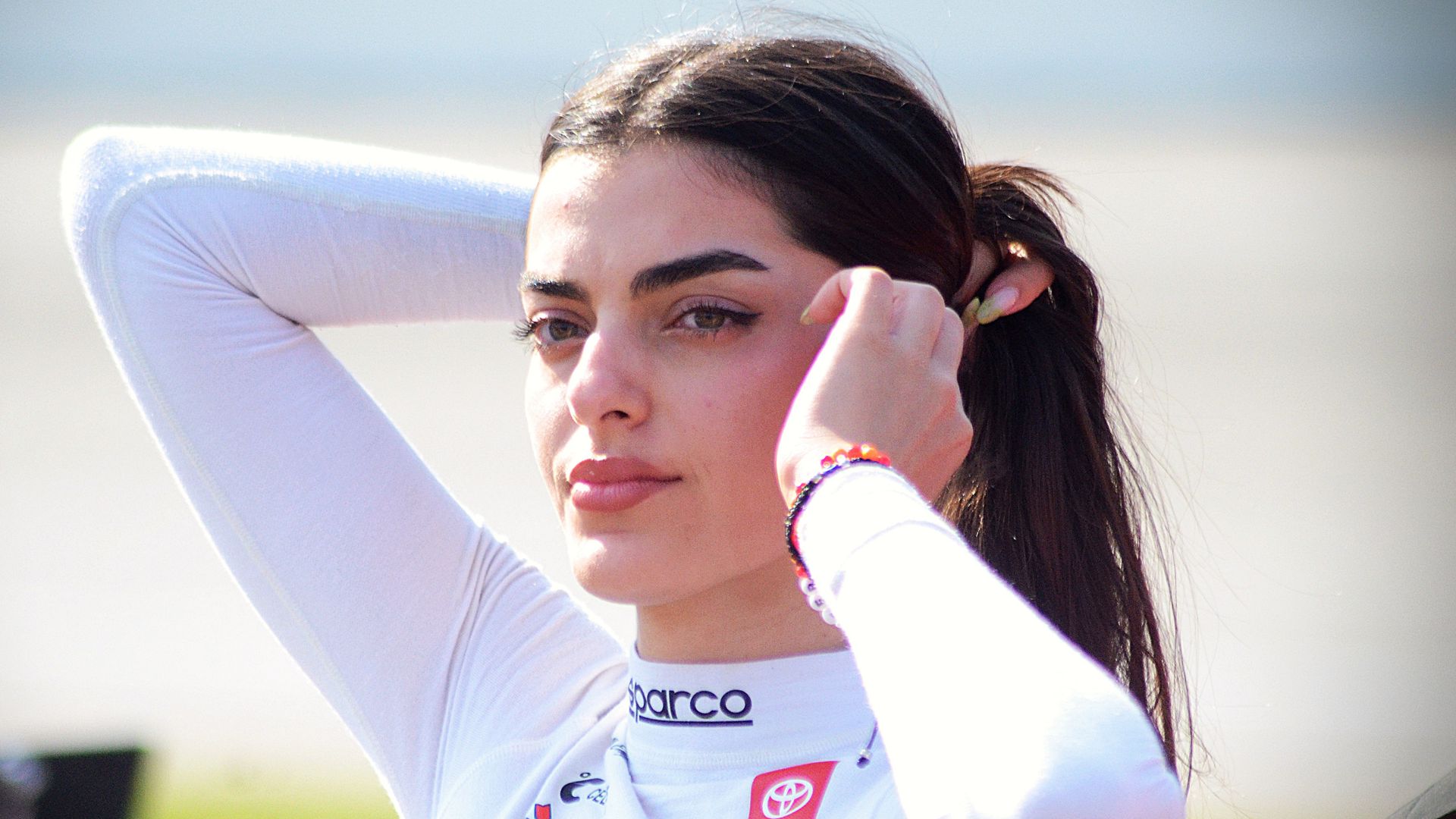 Meet the only woman racing full-time in NASCAR this season