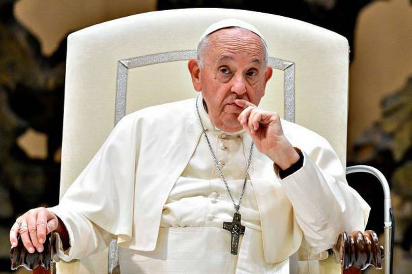 Frail Pope Francis gasped though just 6 words of his final speech hours ...