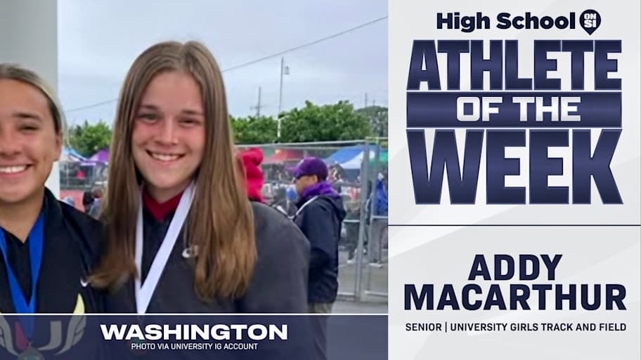 University girls track athlete Addy MacArthur voted Washington High ...