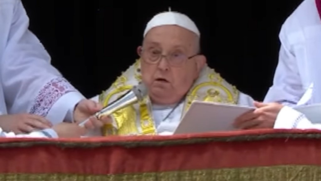 See Pope Francis Give One Final Blessing Before His Death On Easter Monday