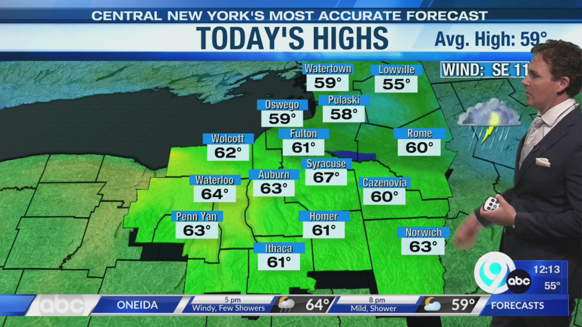 Storm Team Forecast: Noon Monday 4-21-25