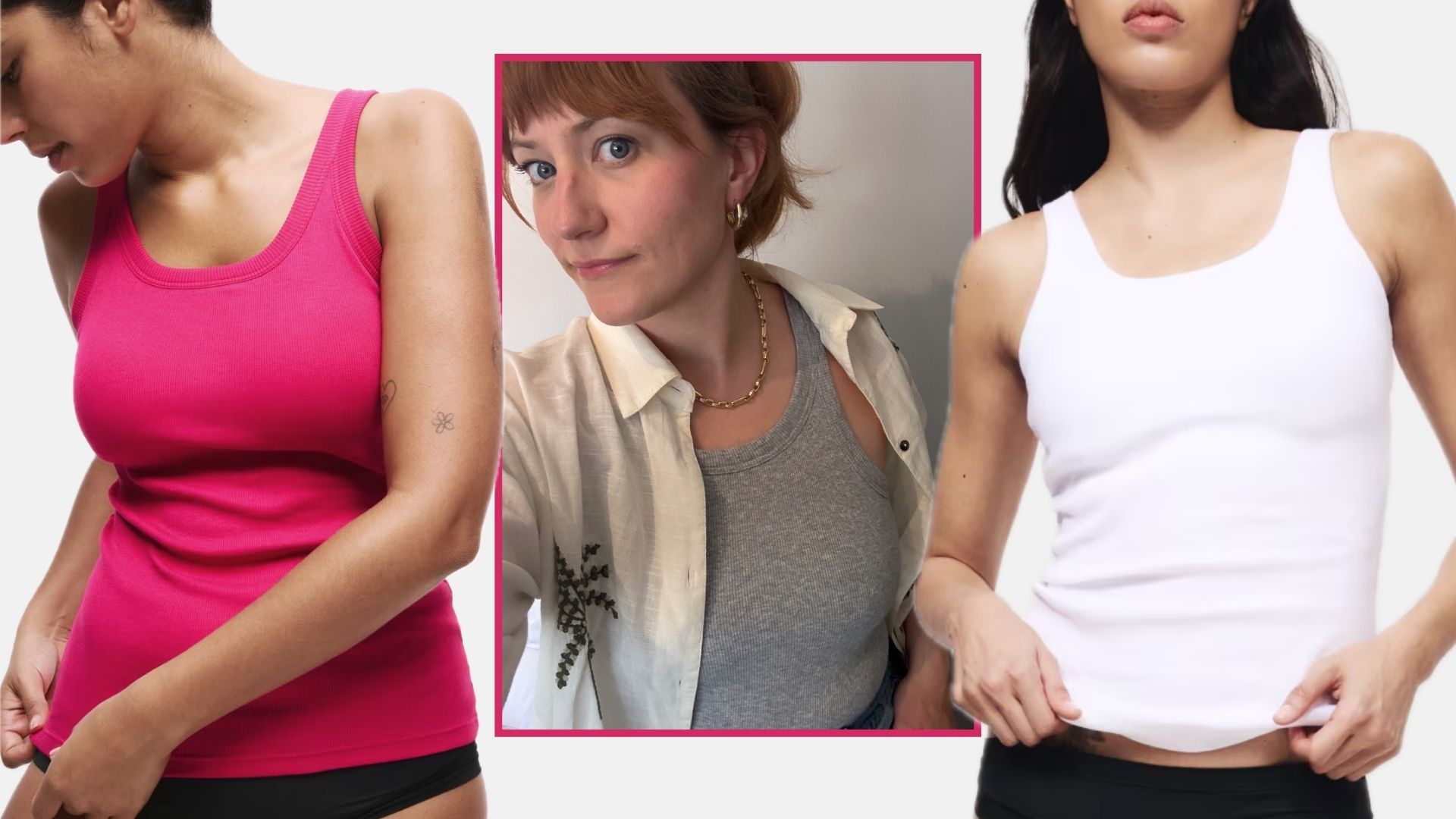 I've bought this M&S hidden support vest in three colours - it's comfy ...