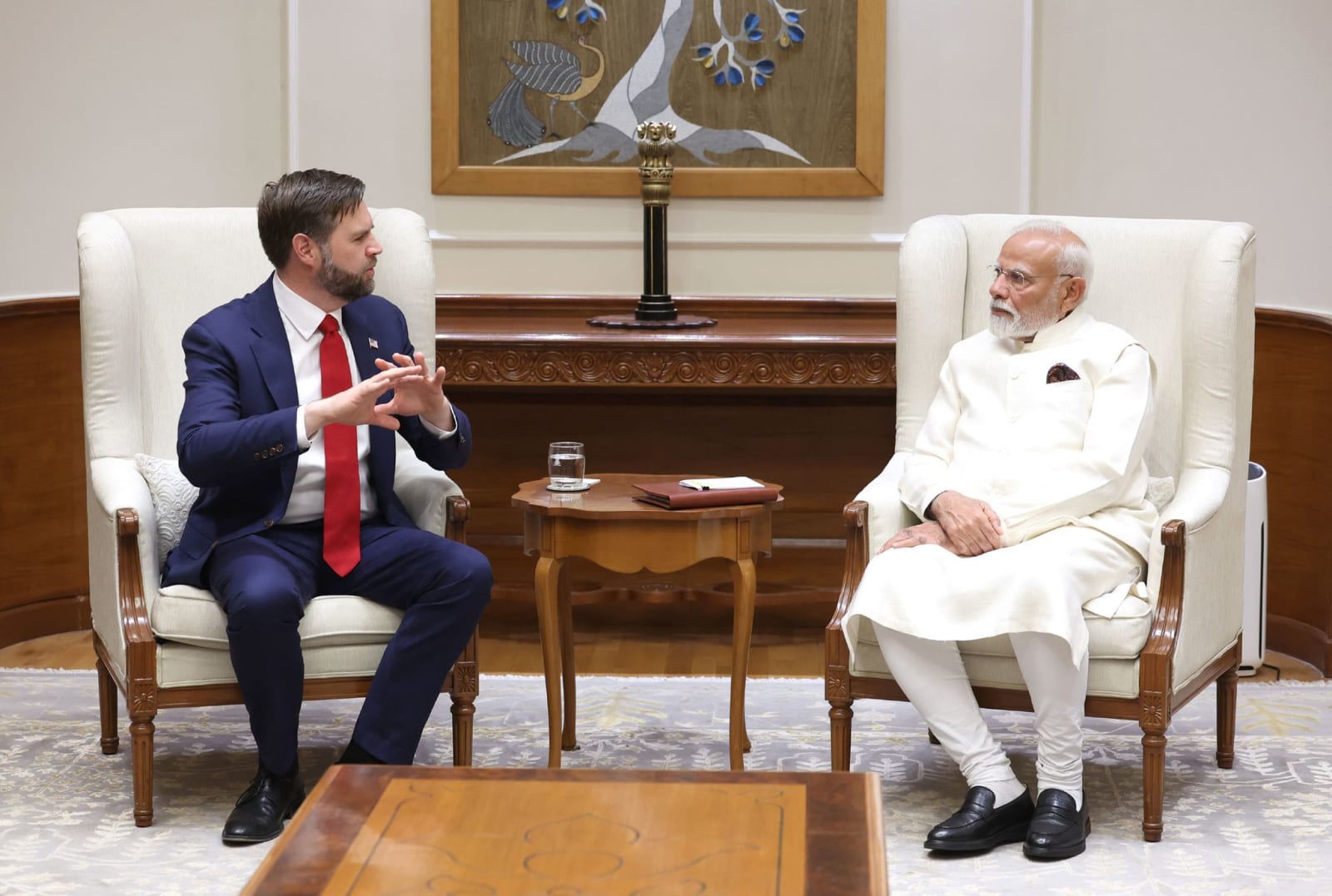 US vice president meets India's Modi amid push to boost trade