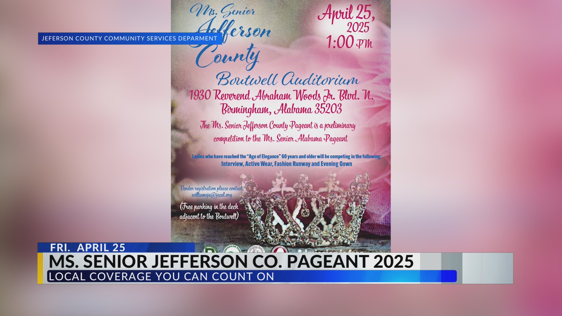 Ms. Senior Jefferson County Pageant 2025