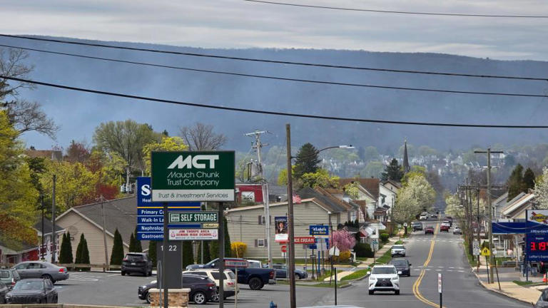 Trails and government buildings close due to brush fire in Jim Thorpe