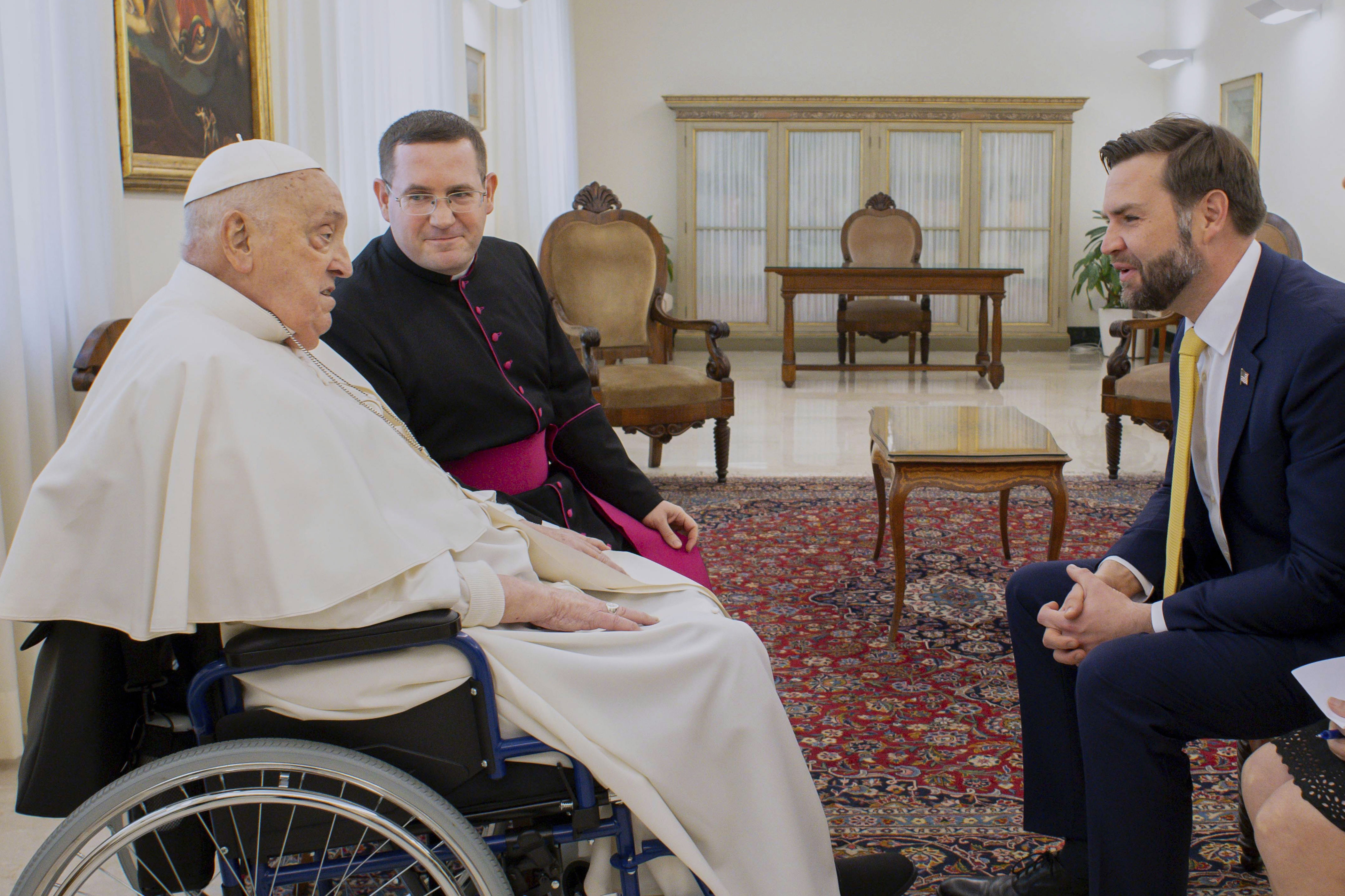 The story behind JD Vance’s unexpected visit with Pope Francis