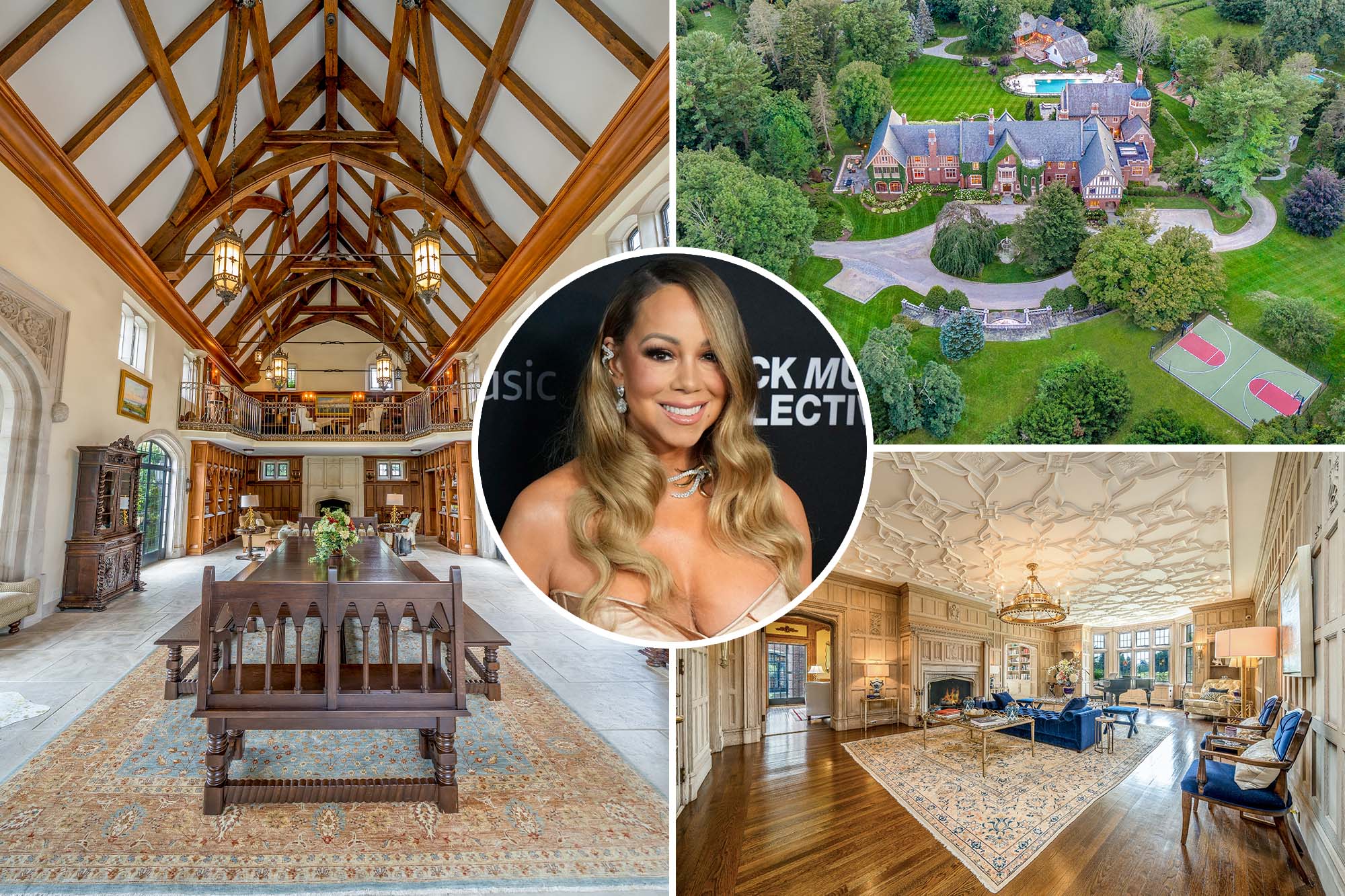 Mariah Carey rented this Connecticut mansion for $75K/month and built a ...