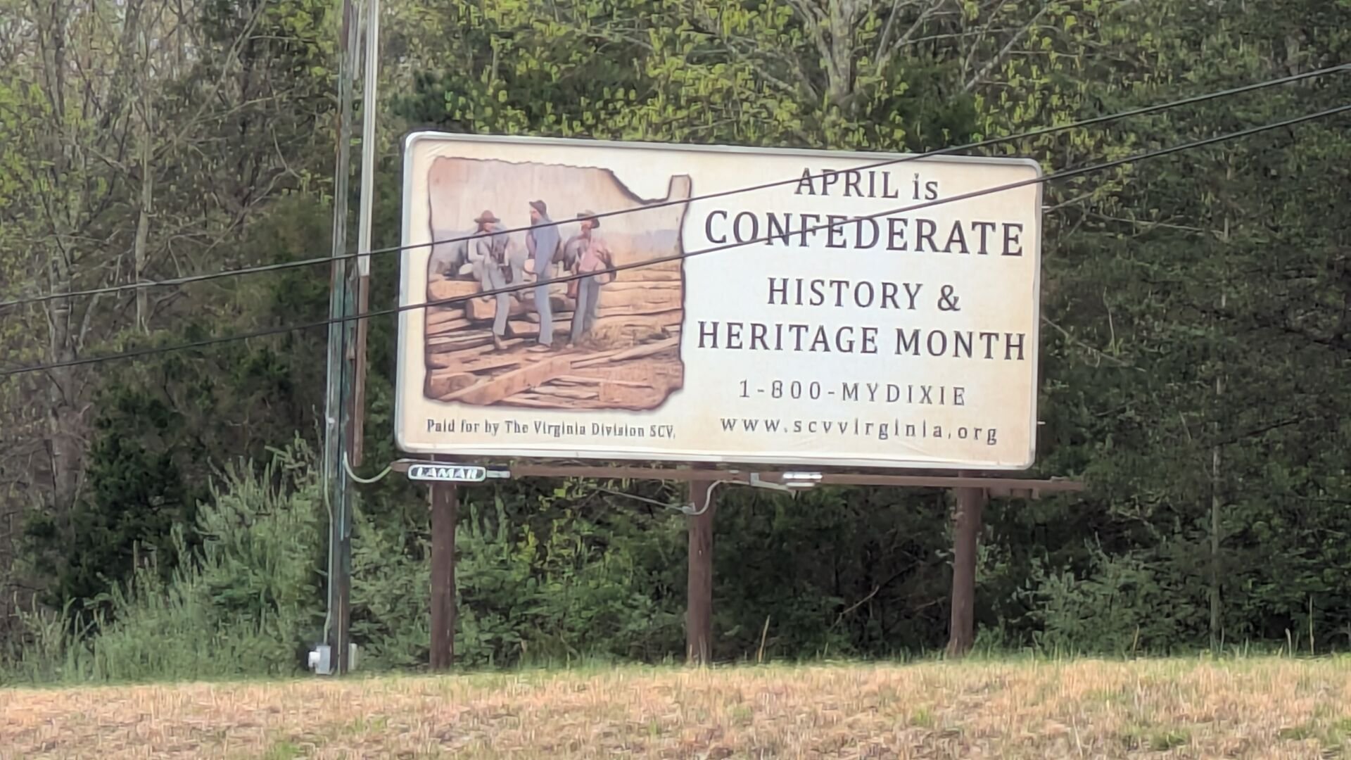 NAACP condemns Confederate Heritage Month billboard on U.S. 29 in Culpeper