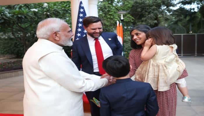 PM Modi hosts US Vice President JD Vance and family in warm welcome at ...