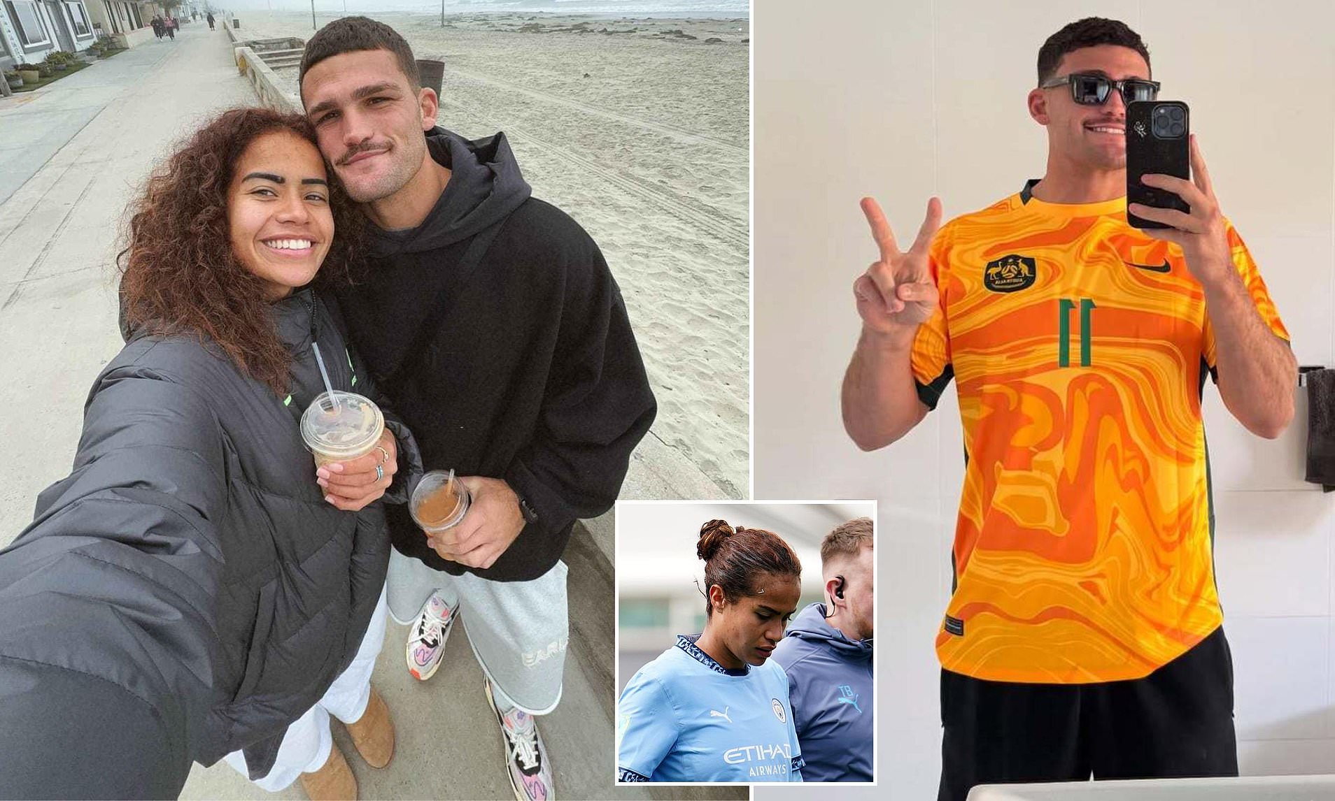 Nathan Cleary shows his support for girlfriend Mary Fowler with ...