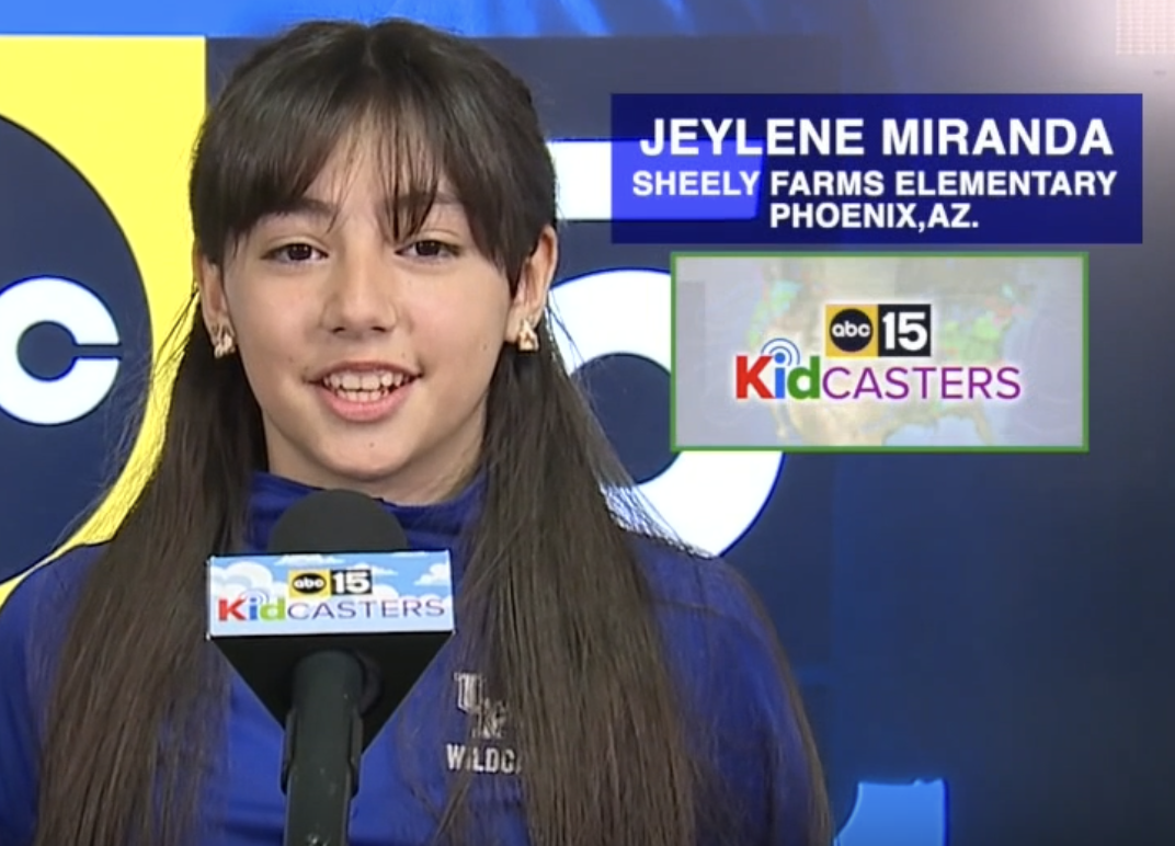 Kidcaster Jeylene gives your Monday morning forecast from Sheely Farms ...