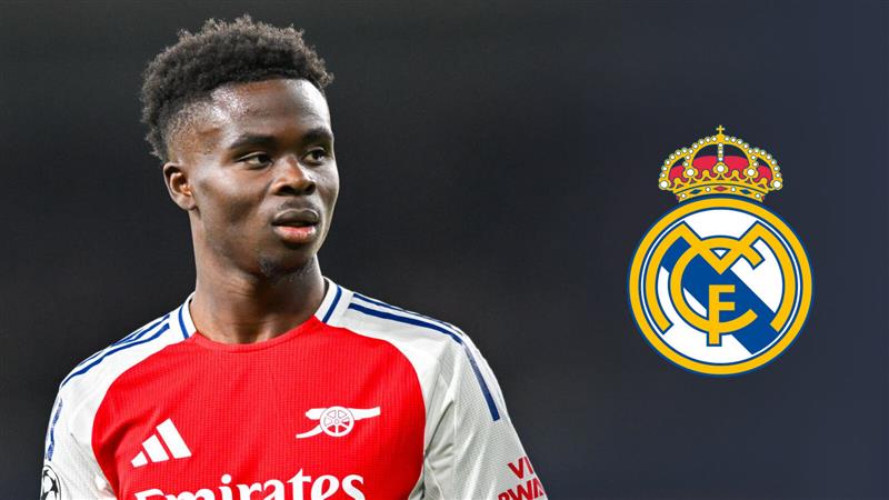 Real Madrid approve €120m Bukayo Saka signing after Arsenal ace passes test