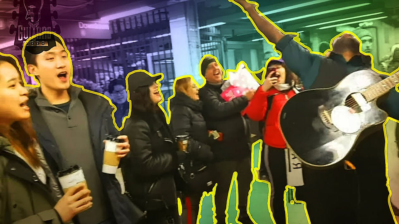 Asking random people to sing with me (in the subway)