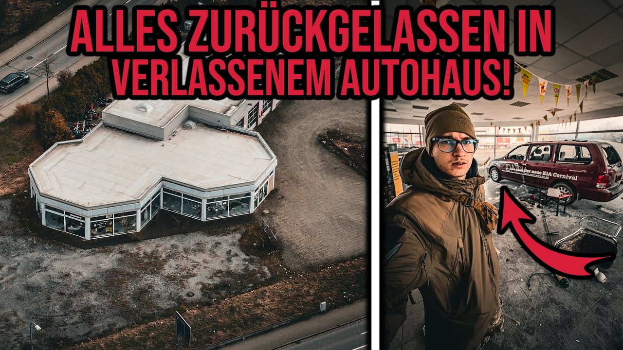 Neuwagen zurückgelassen! Verlassenes Autohaus mitten in Deutschland!