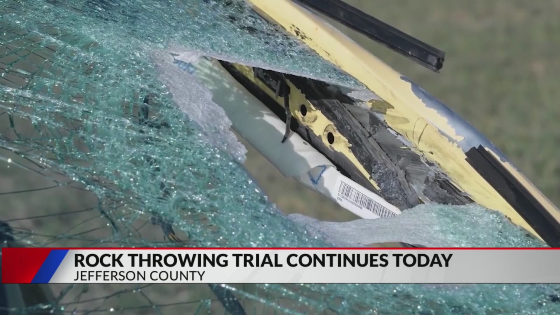 Accused rock thrower trial continues