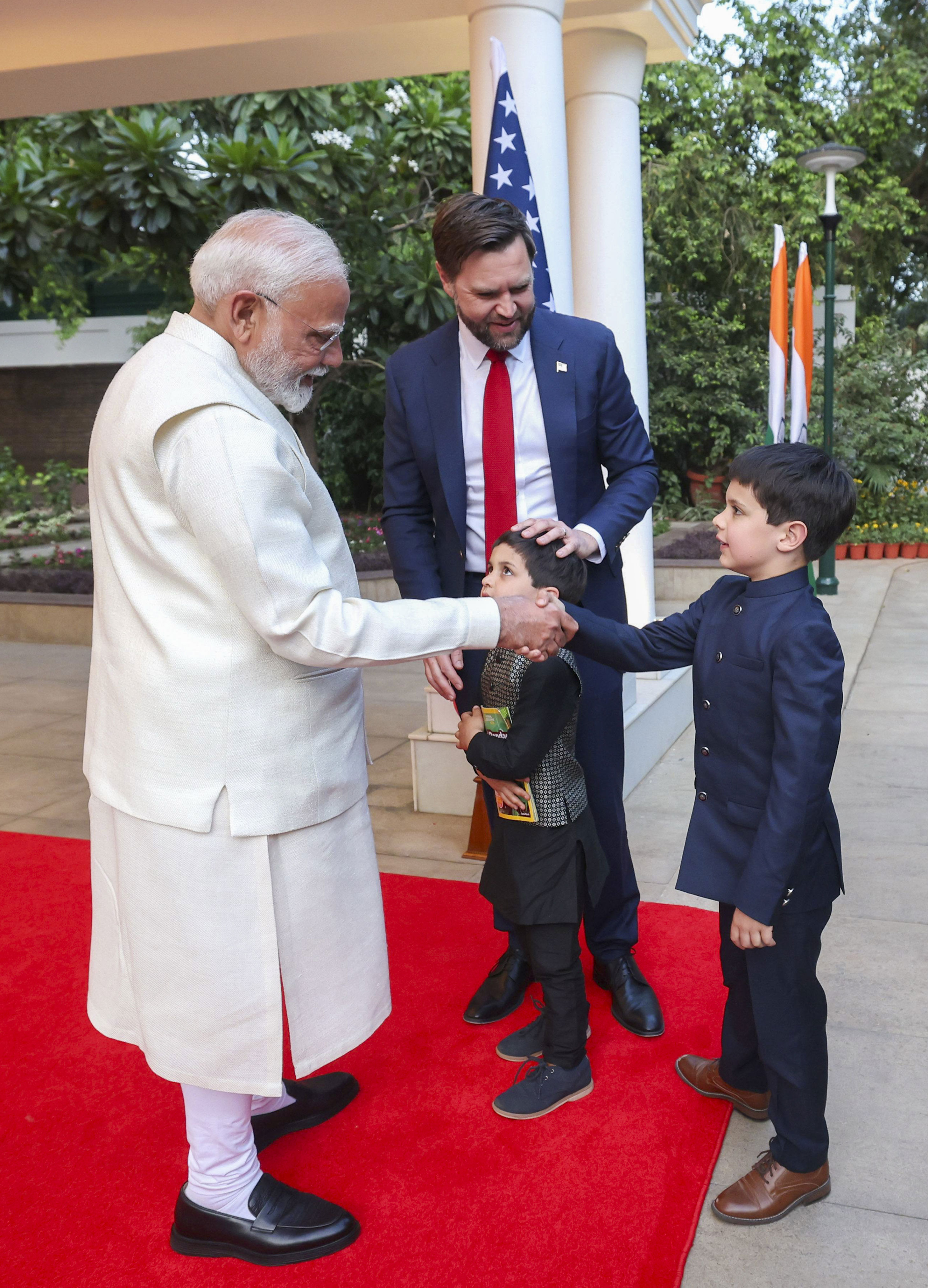 PM Modi holds talks with US Vice President Vance