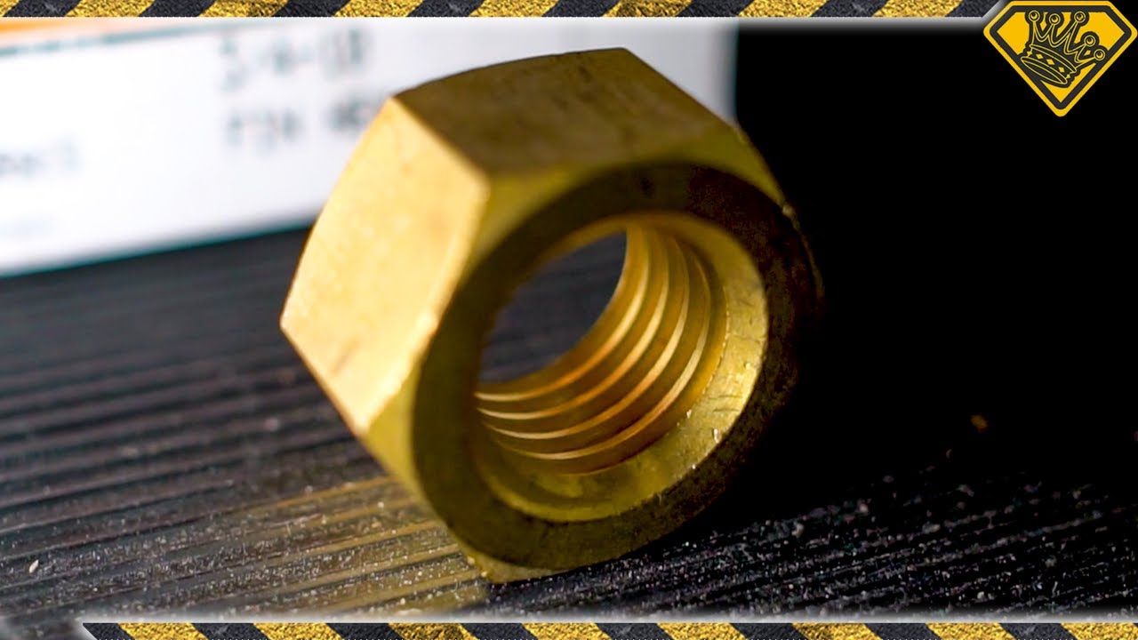 We turned a hex nut into a real working ring