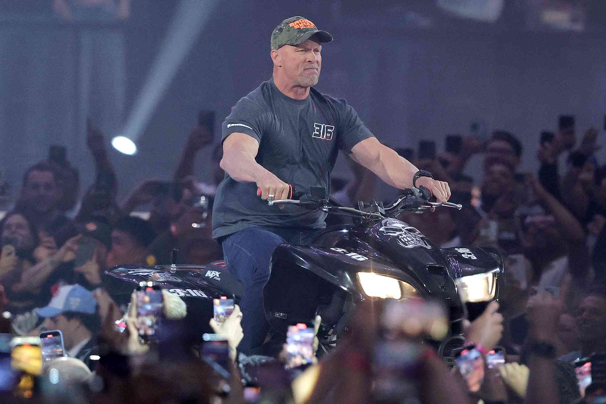 Stone Cold Steve Austin Appears to Knock Over Woman After Crashing ATV ...