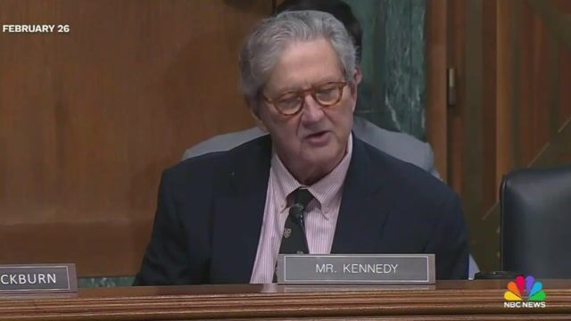 “I love the rule of law … like the devil loves sin”: Sen. John Kennedy ...