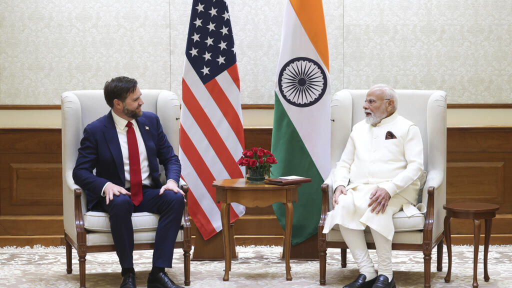 Accord commercial Inde-États-Unis : à New Delhi, JD Vance et Modi ...